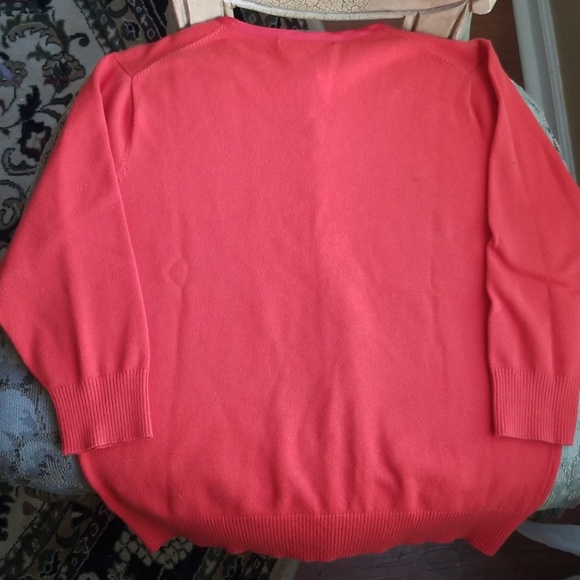 GAP | Sweaters | Gap Orange Stretch Cardigan | Poshmark